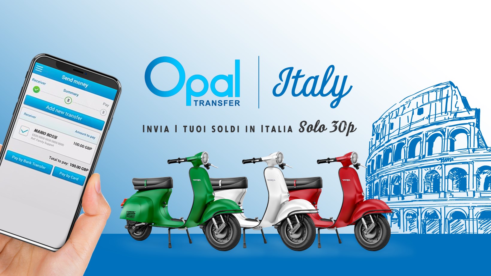 Opal Transfer | Invia denaro online facile e veloce